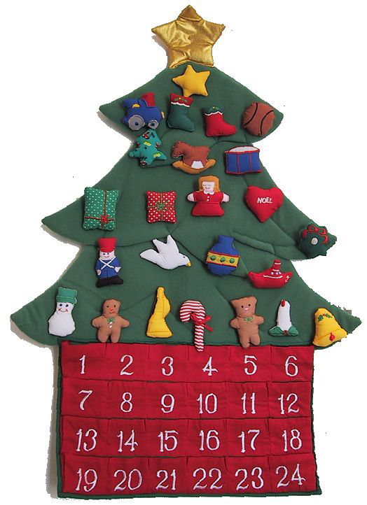 Fabric Advent Calendars – The Secret Garden in Empire, Michigan